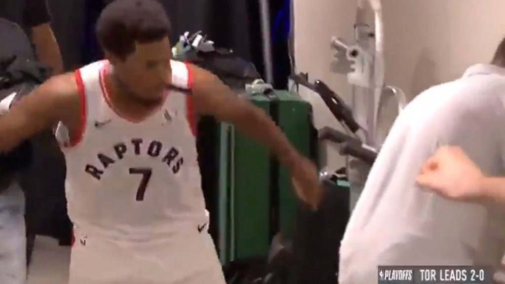 Video: Kyle Lowry Aggressively Slaps Staff Member's Booty After Win vs ...